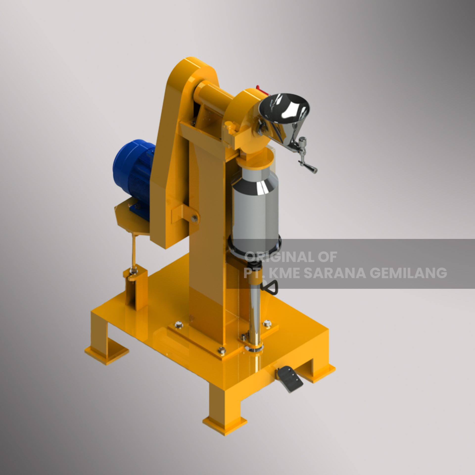 V-Mixer 15 Kg | Alat Preparasi Nikel | Preparasi Mineral